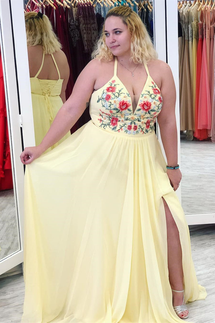 Trendy Plus Size Prom Dresses | Custom Made Plus Size Prom Dress